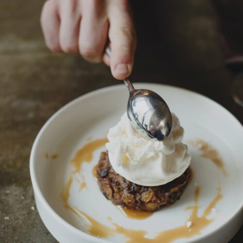 Creme Brulee Ice Cream Recipe - Serving Ice Cream