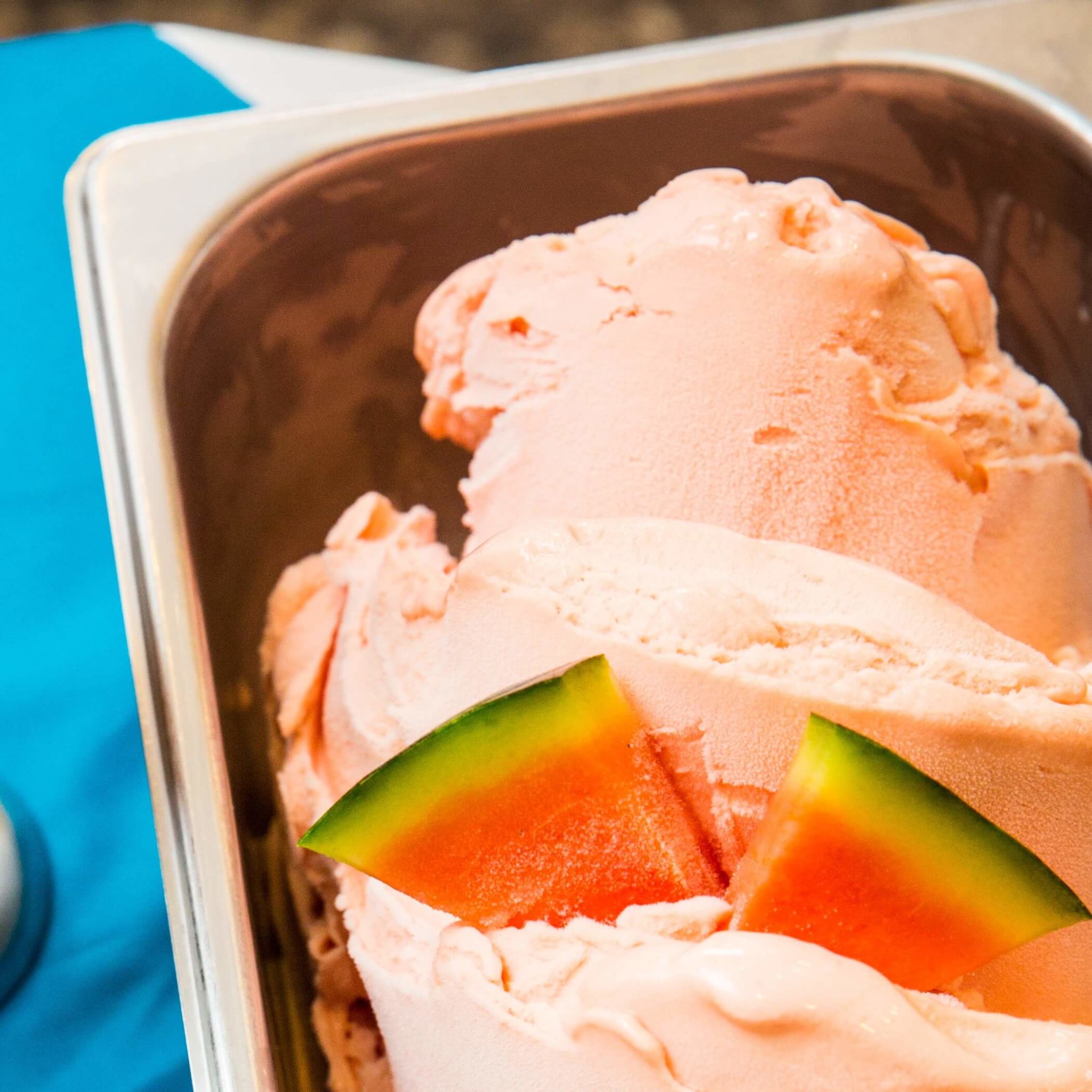 Watermelon Ice Cream Recipe - Serving Ice Cream
