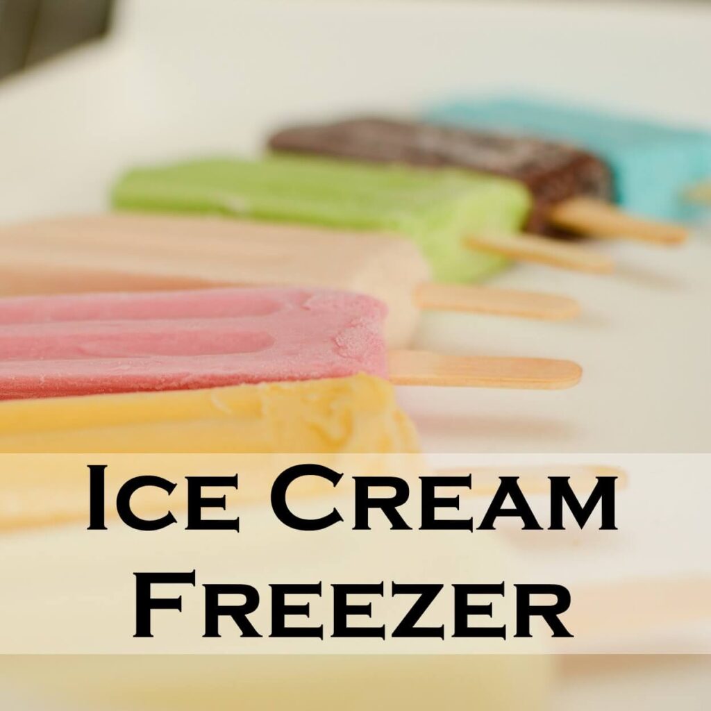 Ice Cream Freezer For Ice Cream Truck - Serving Ice Cream