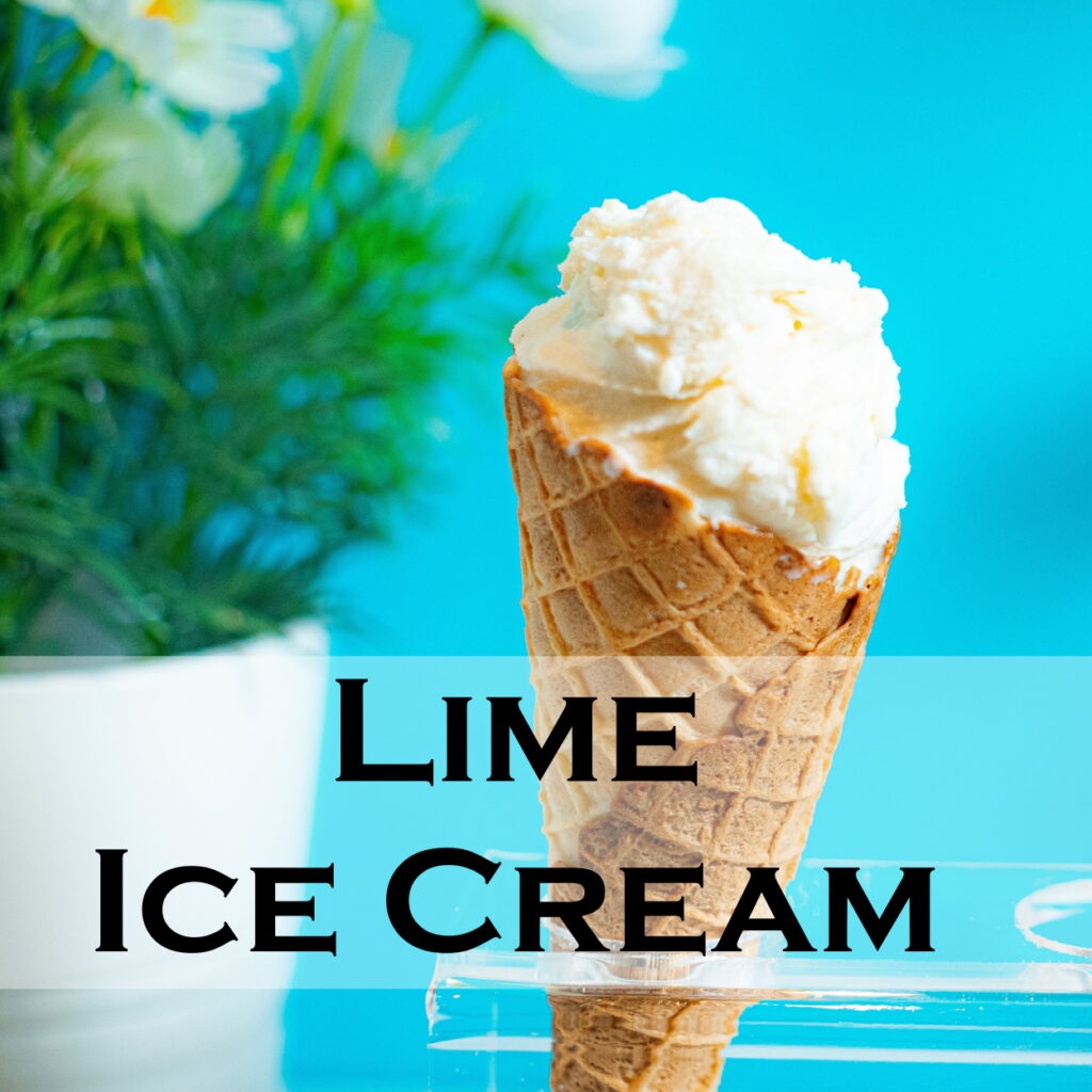 Lime Ice Cream Recipe - Serving Ice Cream