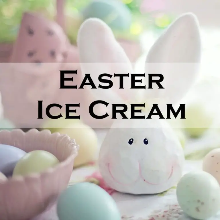 Easter Ice Cream Recipe - Serving Ice Cream