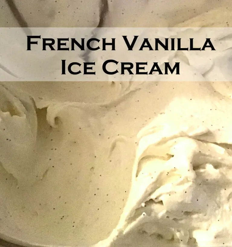 French Vanilla Ice Cream Recipe - Serving Ice Cream